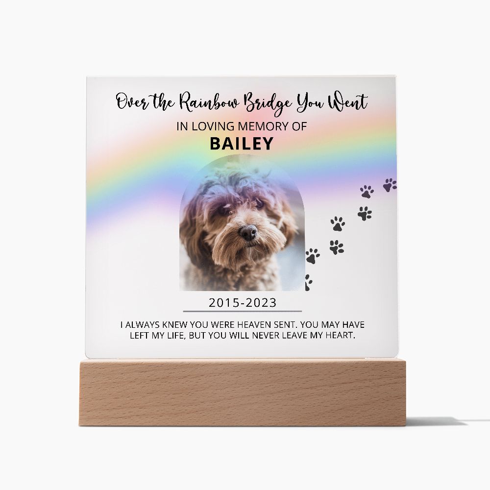 Rainbow Bridge Memorial Plaque